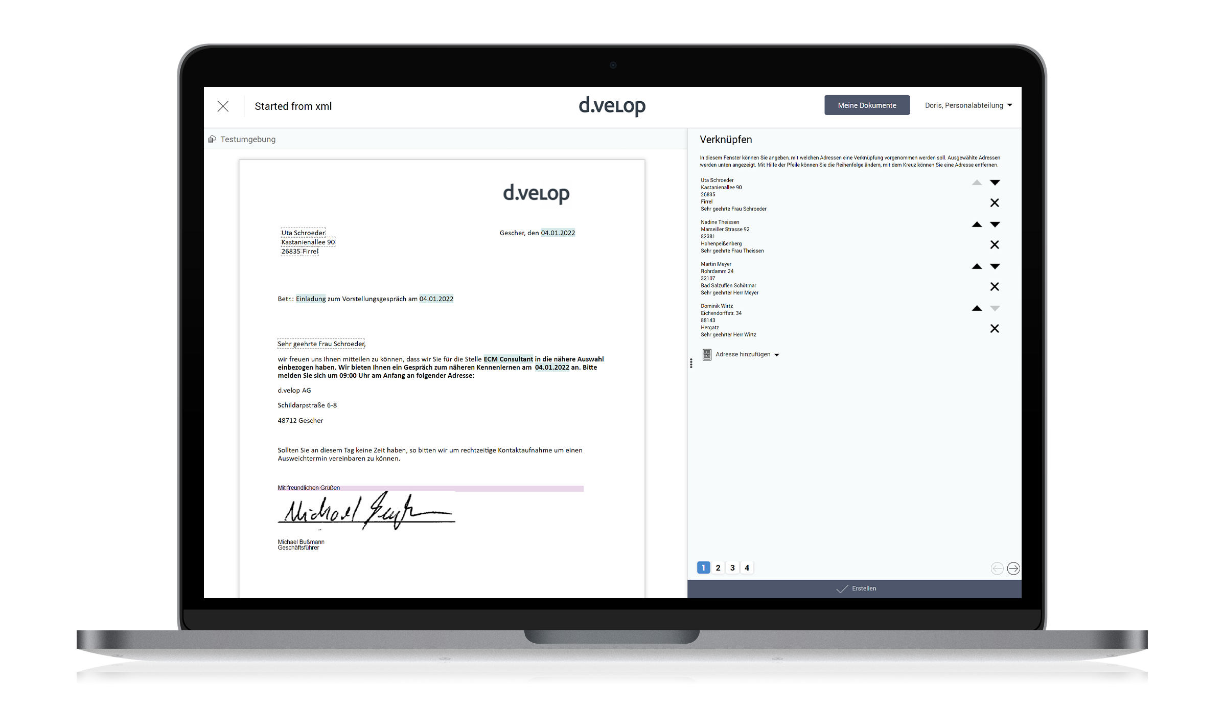 d.velop template management | d.velop store